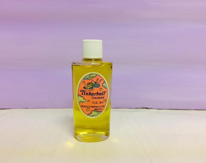 Tinkerbell Cologne, Vintage Tom Fields, Collectible Tinkerbell Perfume ...