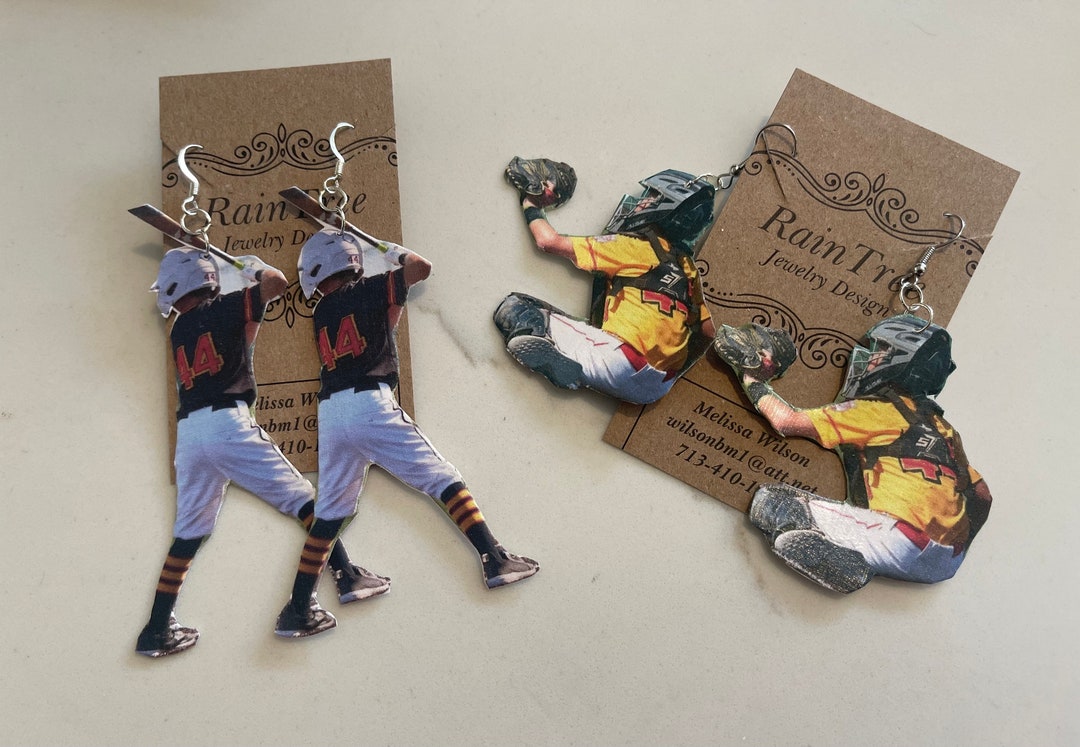 Personalized Photo Earrings (action Earrings) - Anything Can Be Made ...