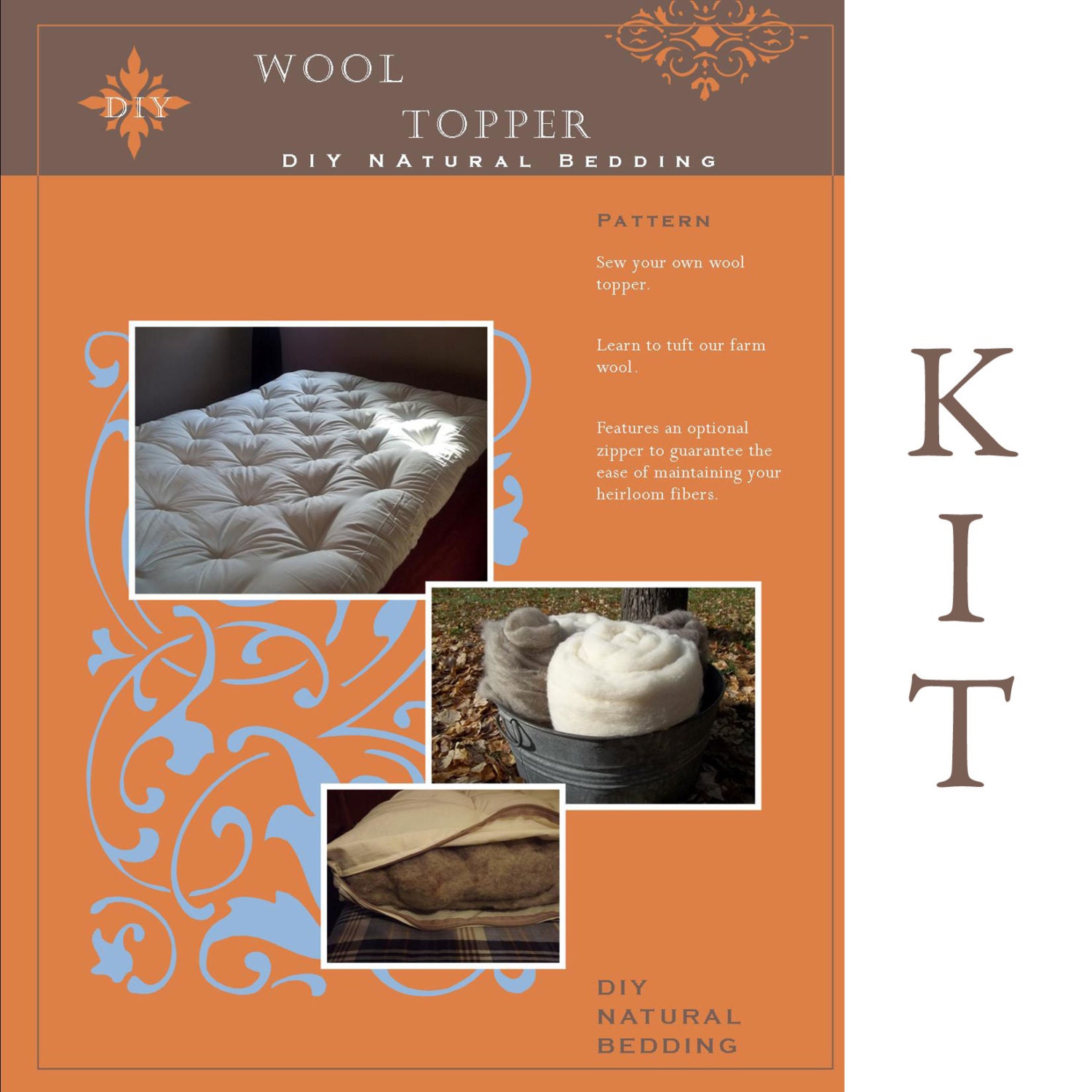 Wool Topper Kit - Etsy