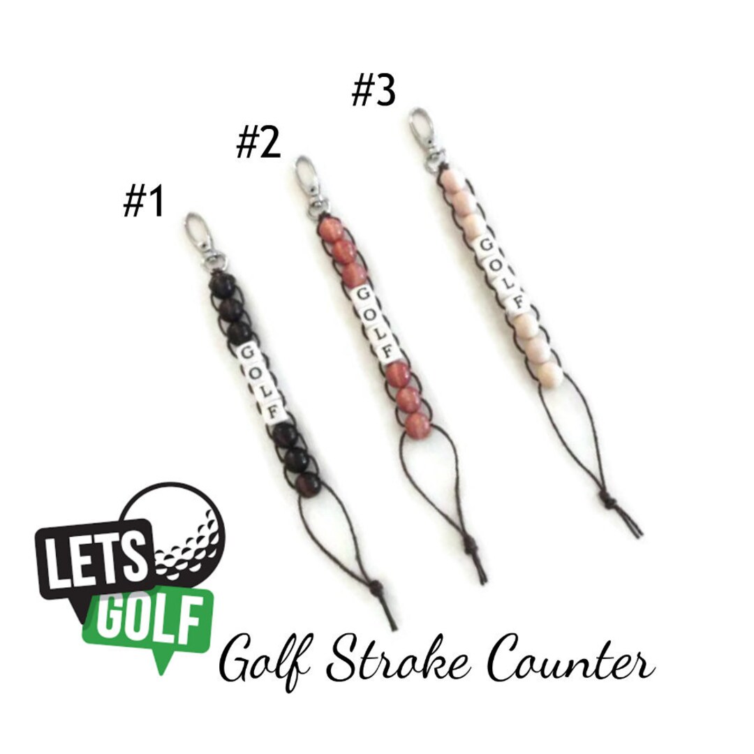 Personalized Golf Stroke Bead Counter: Golf Gift Accessories - Etsy