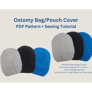 Ostomy Bag Cover PDF Sewing Pattern + Instructions, DIY Stoma Pouch ...