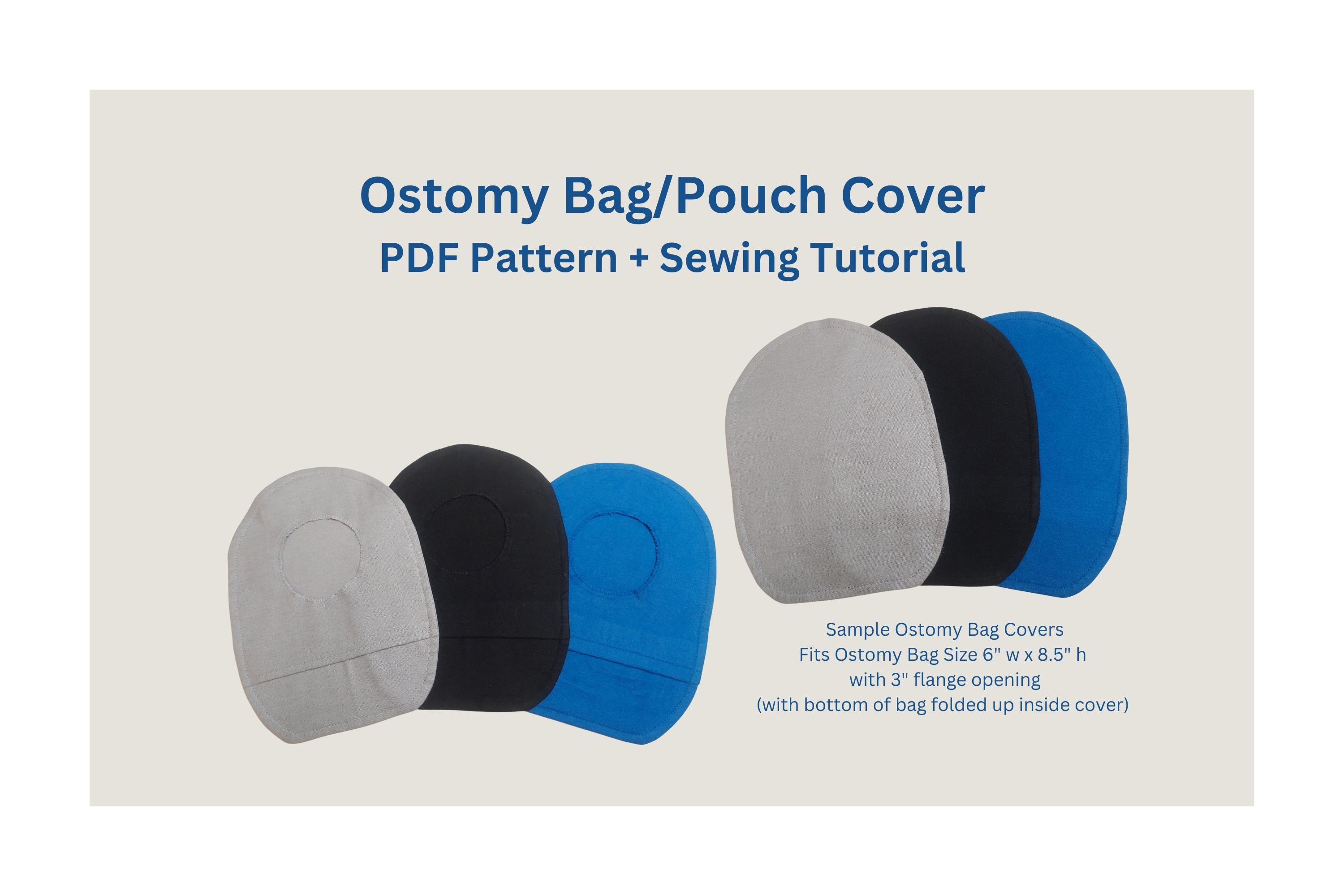 Ostomy Bag Cover PDF Sewing Pattern + Instructions, DIY Stoma Pouch ...