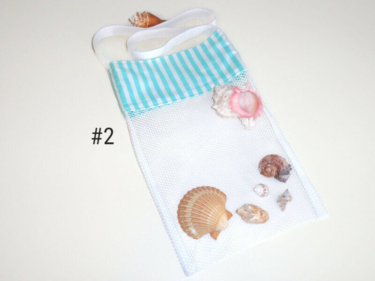 Girls Beachcombing Seashell Collecting Mesh Beach Bag, Cross Body Tote ...