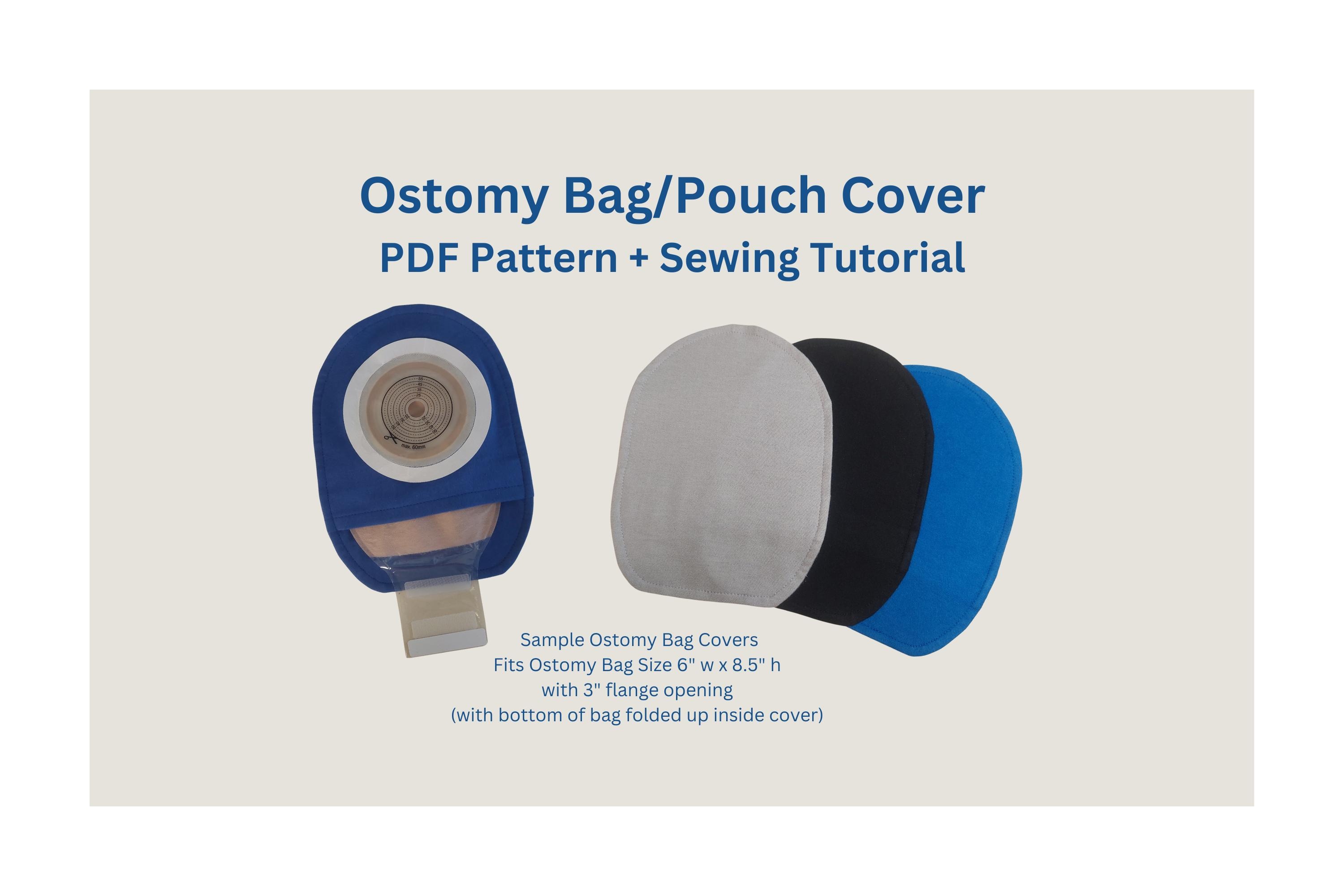 Ostomy Bag Cover PDF Sewing Pattern + Instructions, DIY Stoma Pouch ...