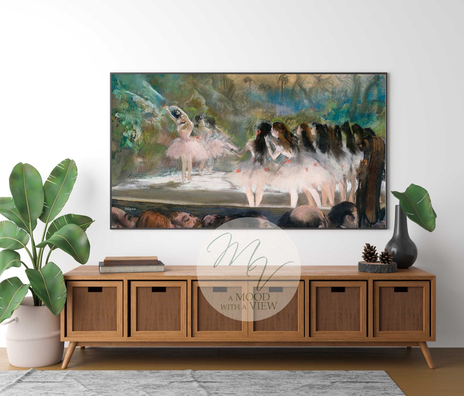 Samsung Frame TV Art: Ballet at the Paris Opéra Vintage Landscape ...