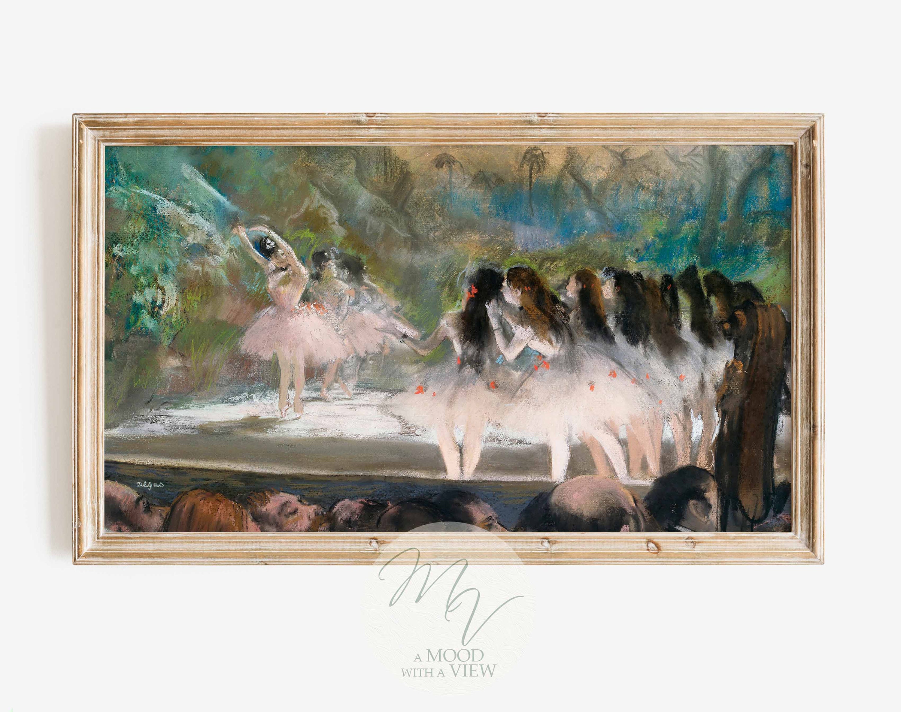 Samsung Frame TV Art: Ballet at the Paris Opéra Vintage Landscape ...