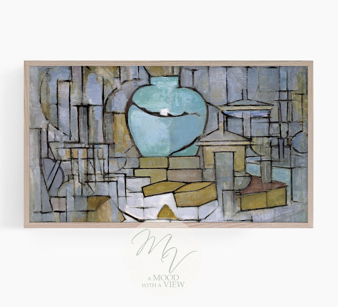 Samsung Frame TV Art, Piet Mondrian's Still Life With Gingerpot II ...