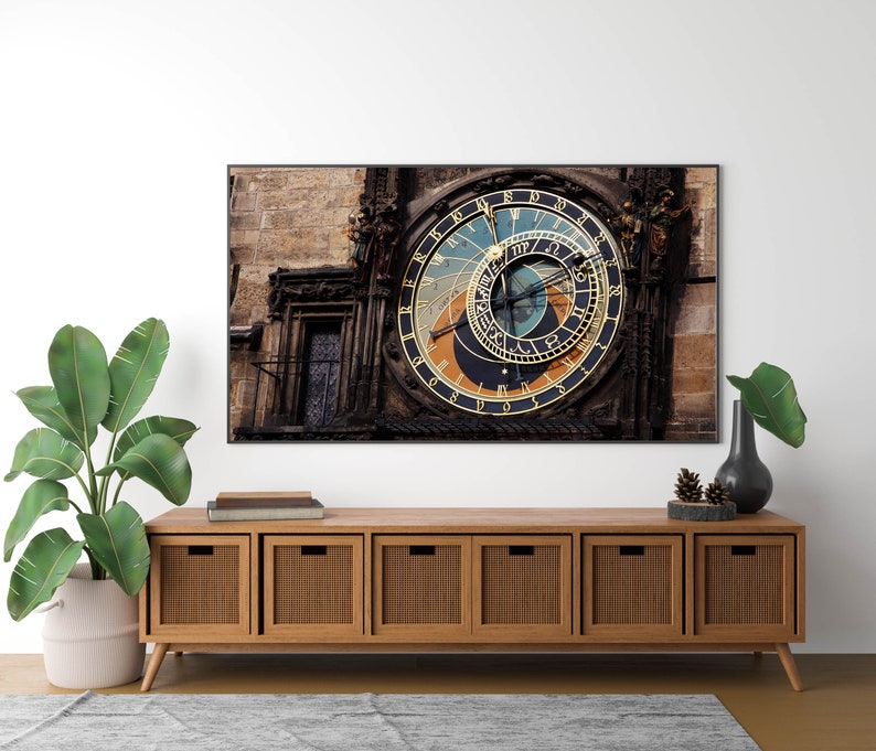 Astronomical Clock, Samsung Frame TV Art, Famous Landmark Smart TV 4k ...