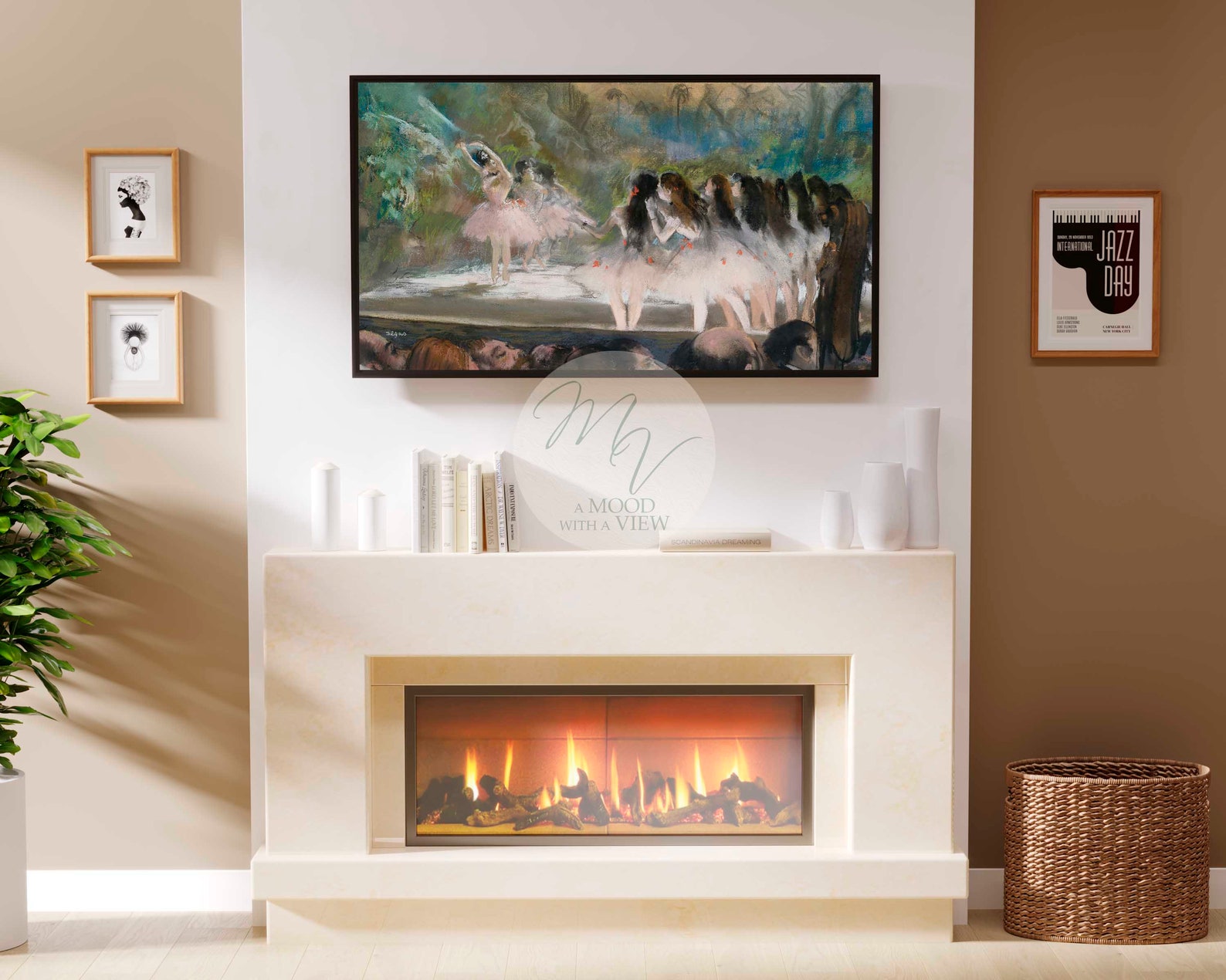 Samsung Frame TV Art: Ballet at the Paris Opéra Vintage Landscape ...
