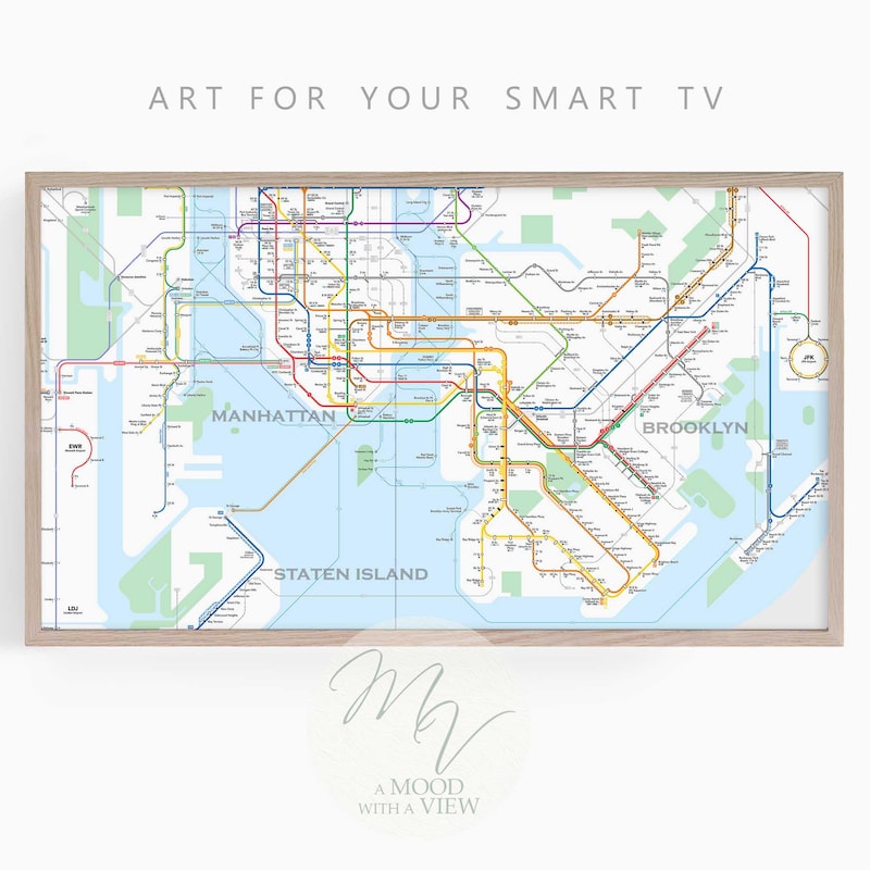Subway Map Art - Etsy