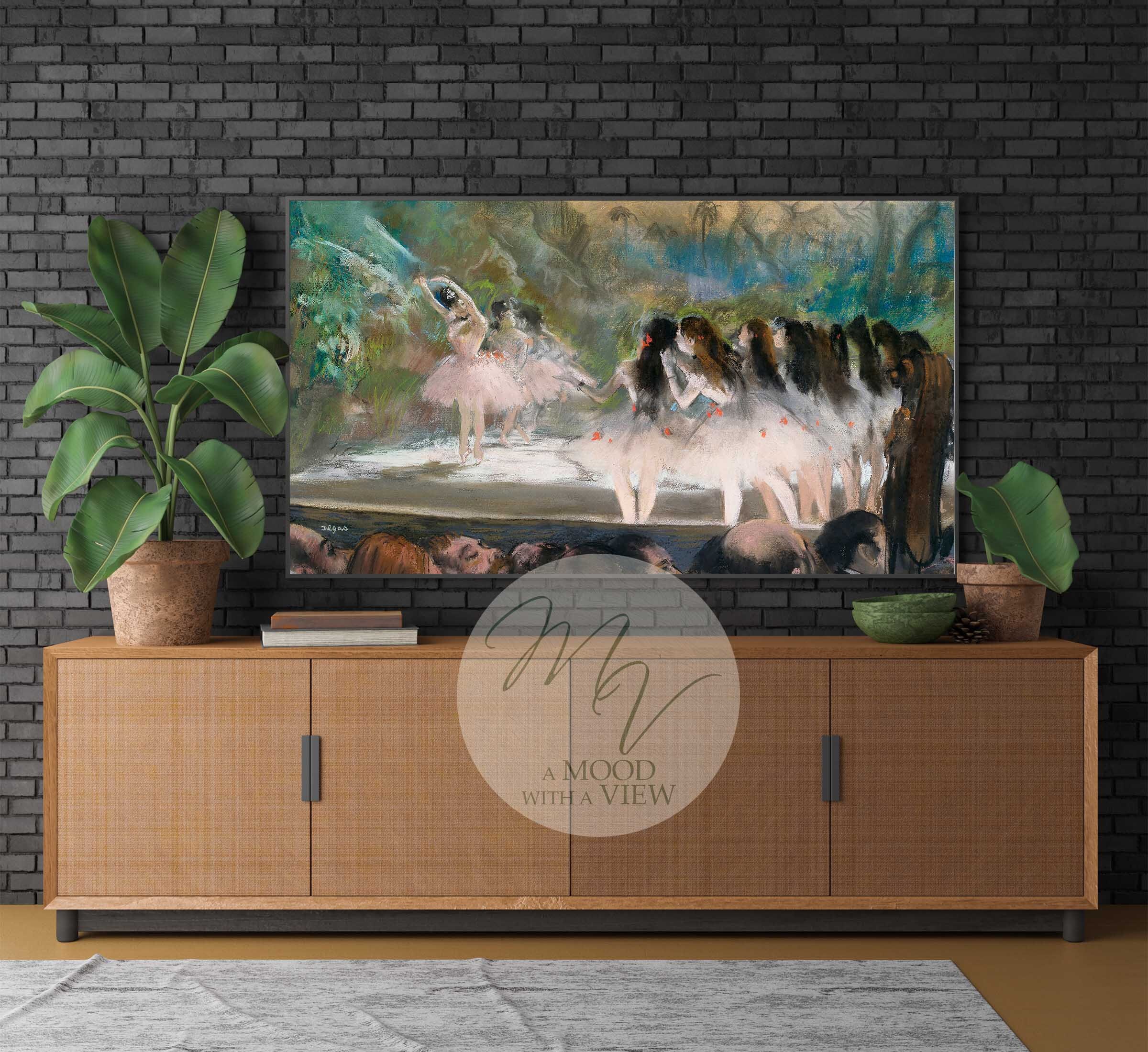Samsung Frame TV Art: Ballet at the Paris Opéra Vintage Landscape ...