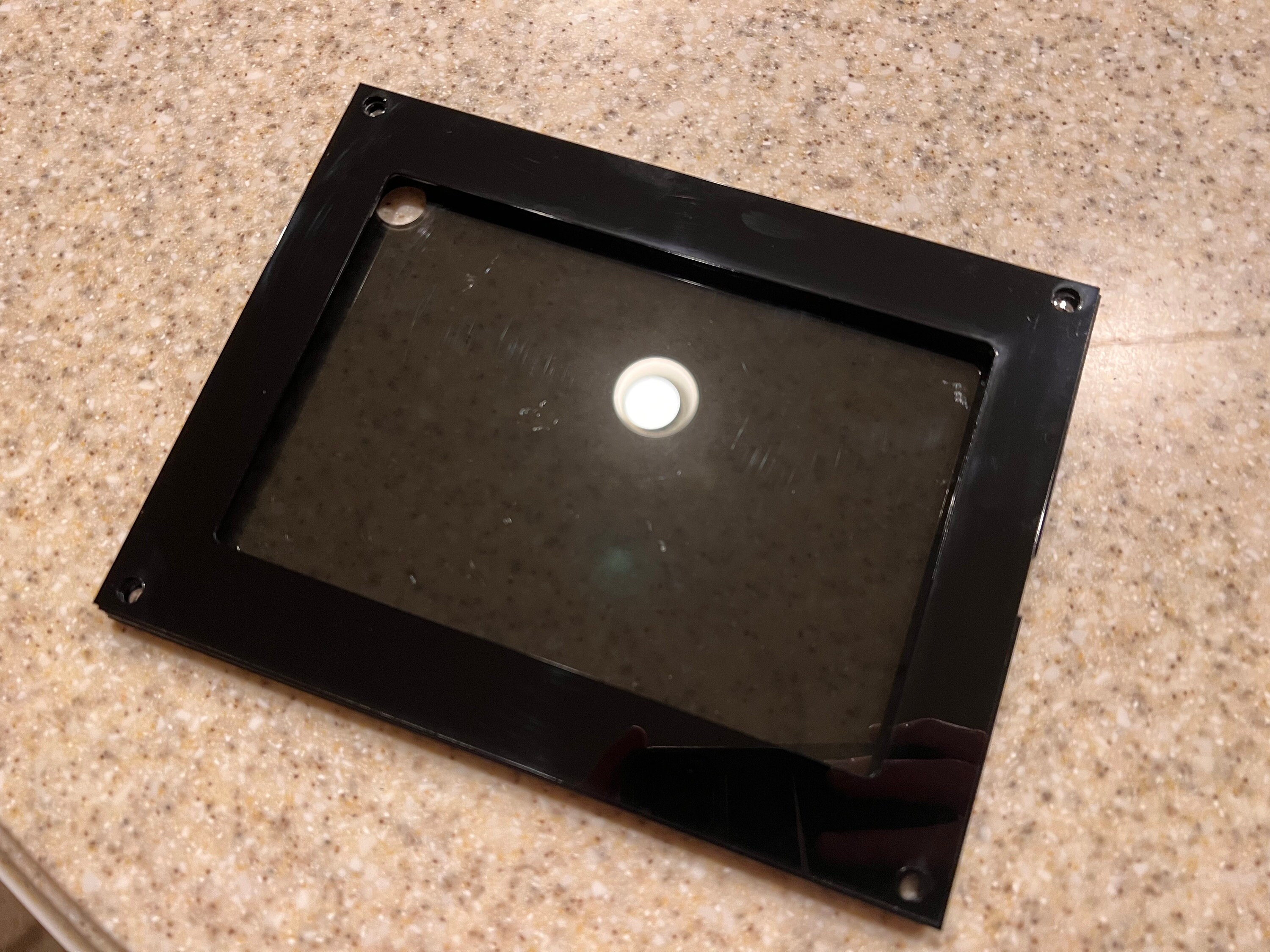 Black Acrylic Frame to Install an iPad Mini 6 Into a Vintage Macintosh ...