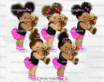 Afro puff baby | Etsy