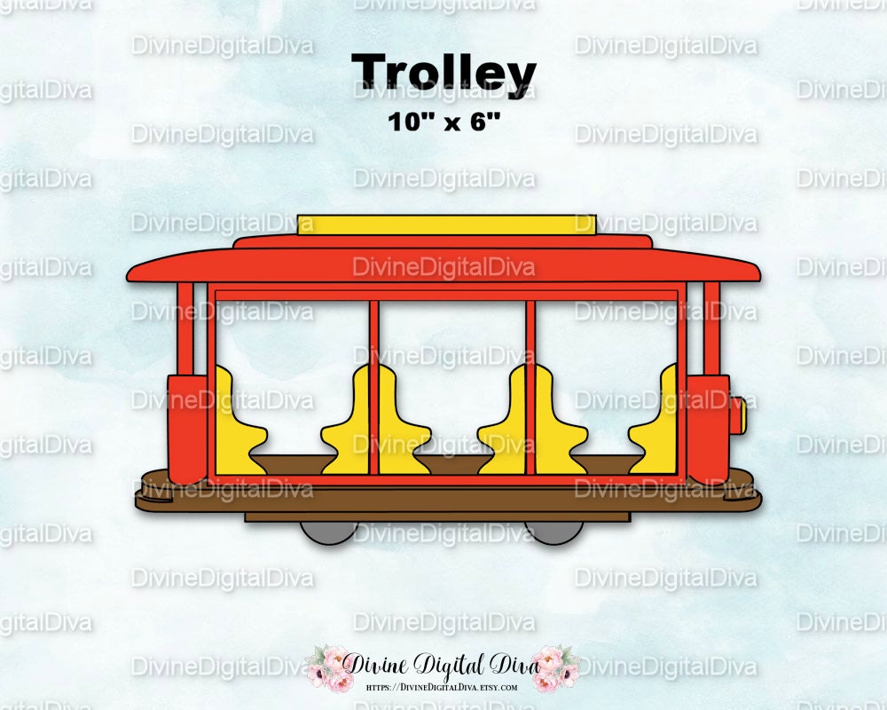 Daniel Tiger Trolley Clip Art
