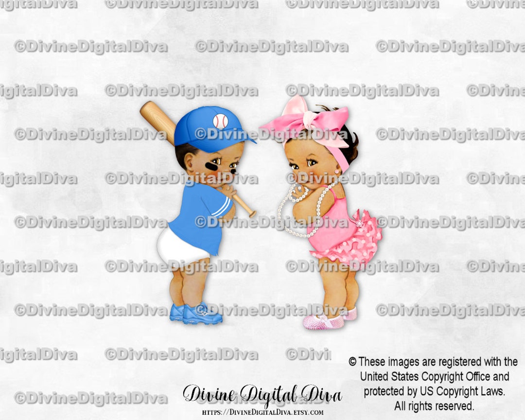 Baseball Player Light Blue & Pink Big Head Bow Pearls | Medium Tone Boy ...