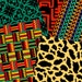 Africa Bright Colors African Kente Patterns Digital Papers - Etsy