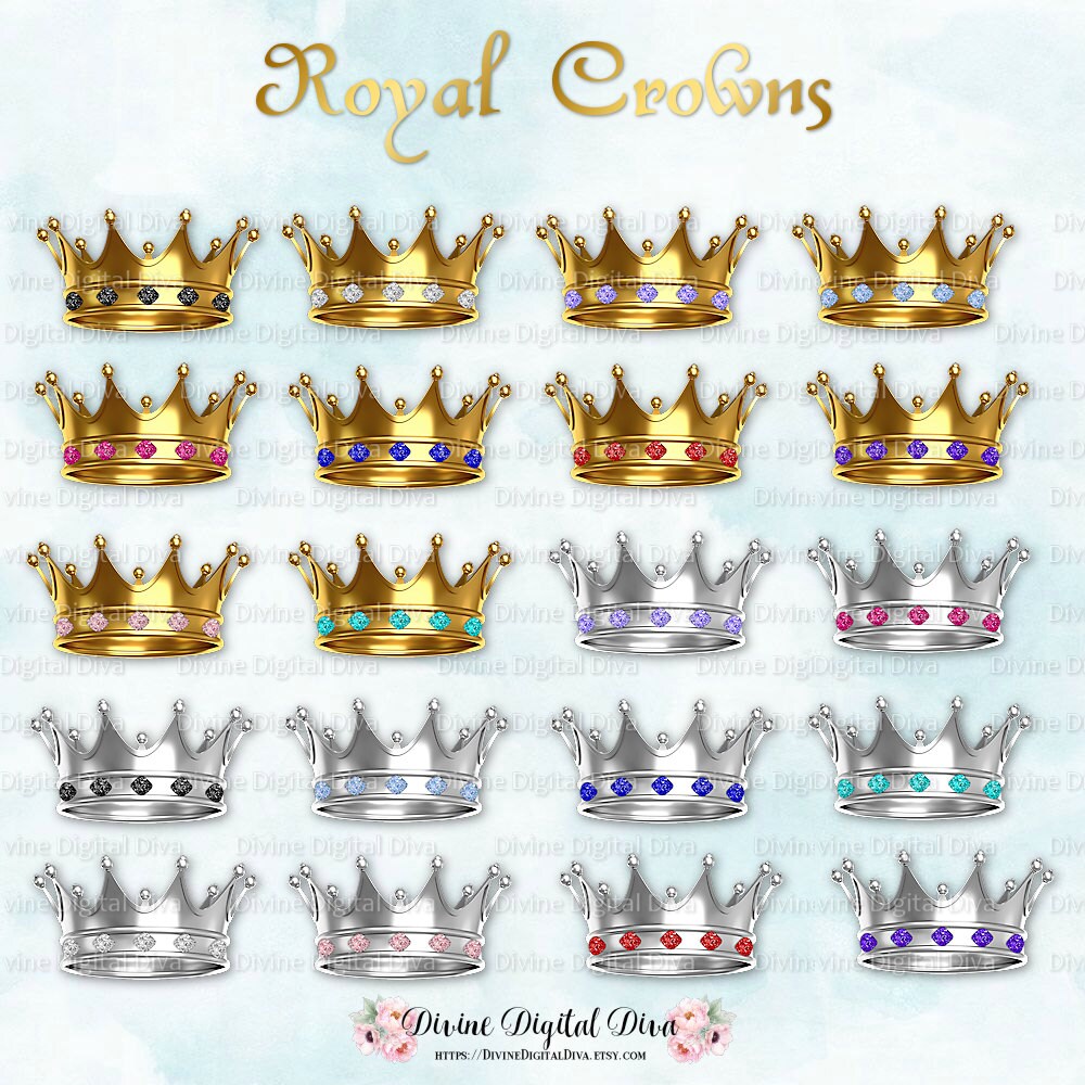 Silver Crown Clipart For Males