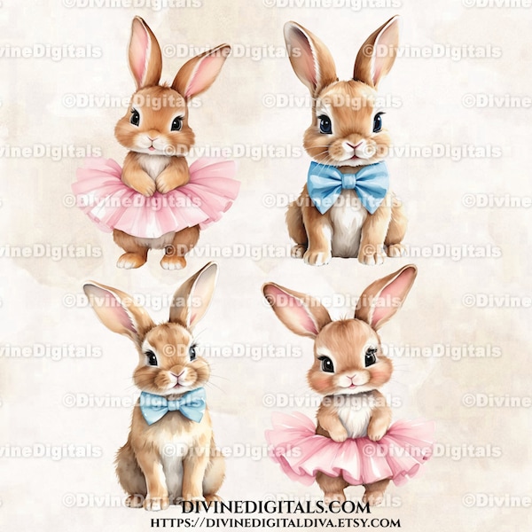 Bunny Png Gender Reveal - Etsy