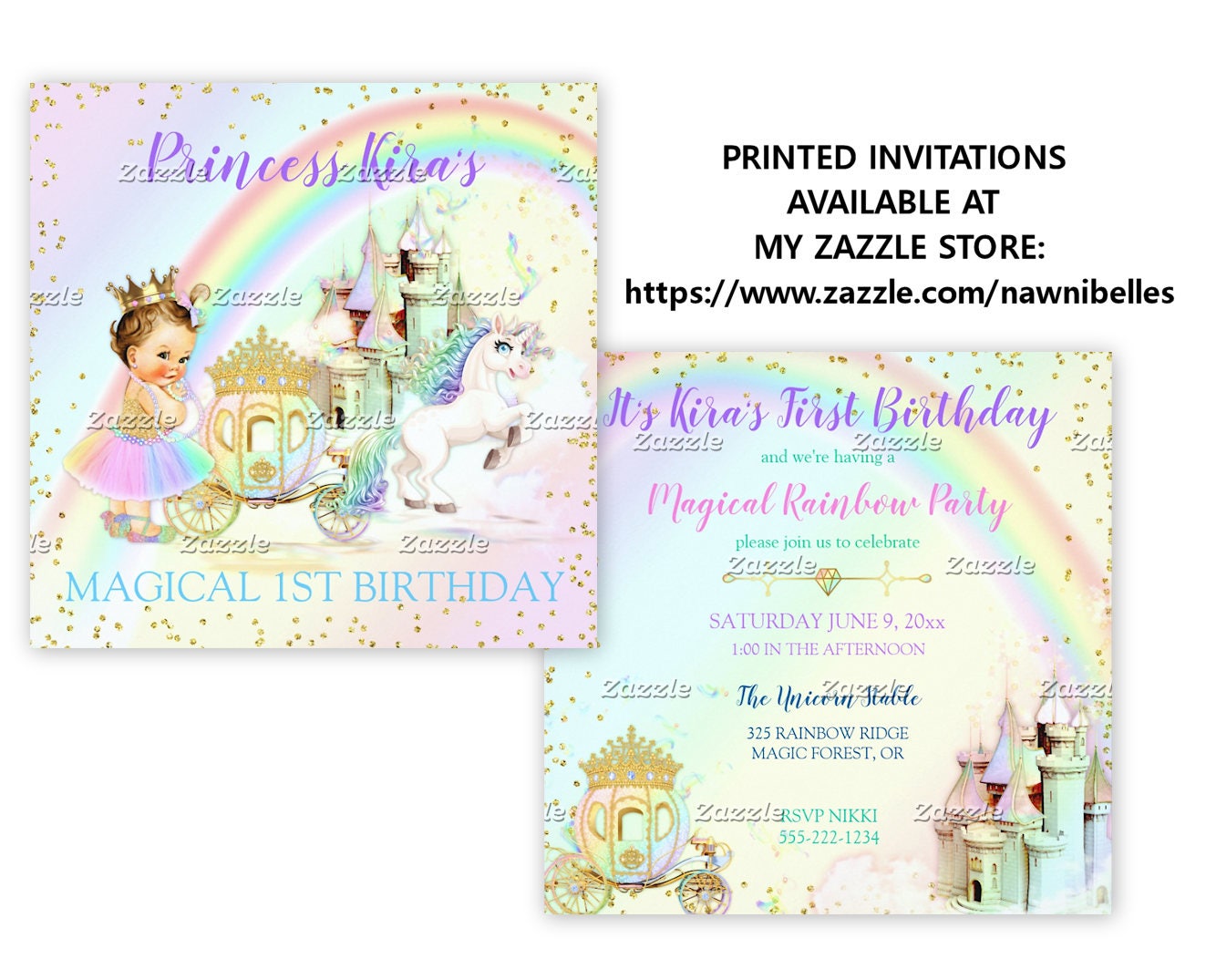 Unicorn Princess Pastel Rainbow Colors Tutu Sneakers Gold - Etsy