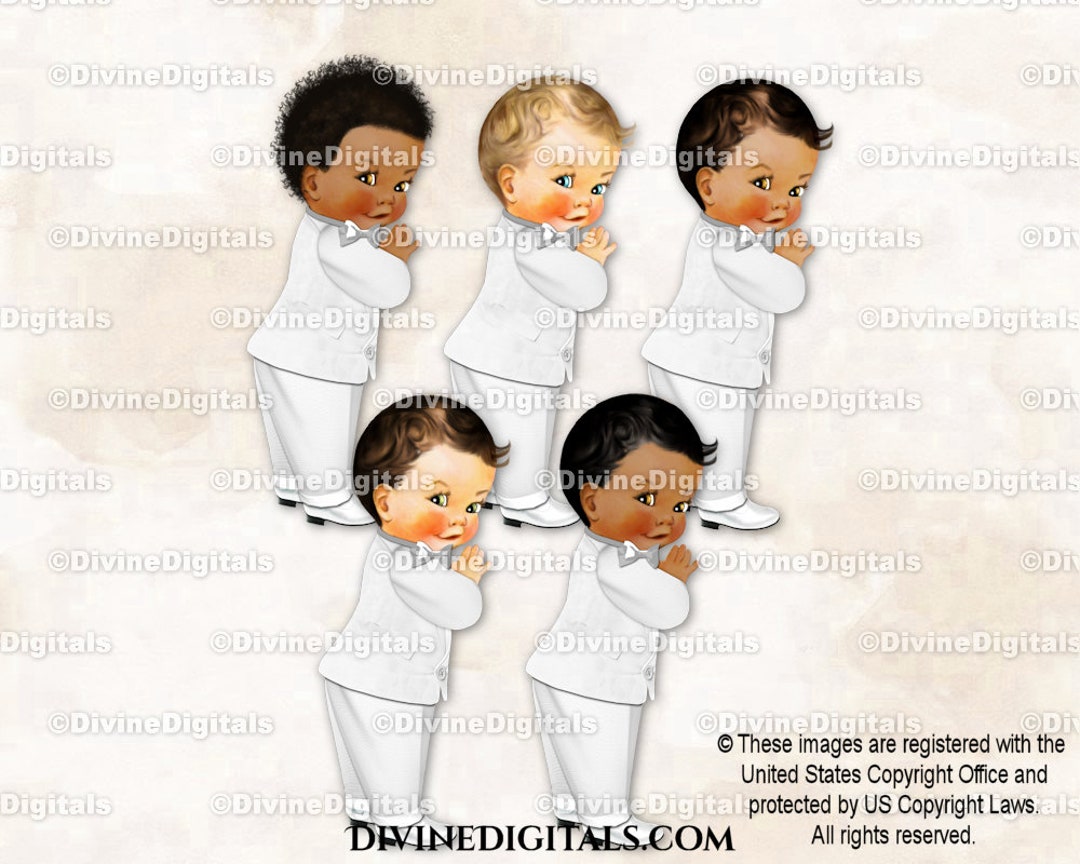 Little Prince White Suit Silver Bow Tie Dress Shoes Baby Boy - Etsy