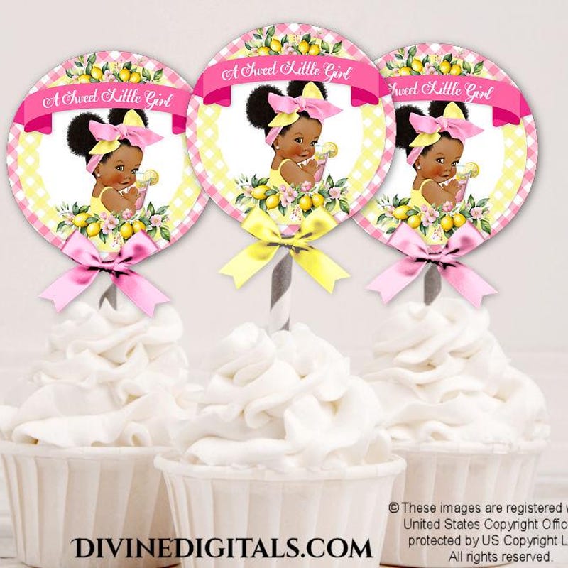 Cake Topper Pink Lemonade - Etsy