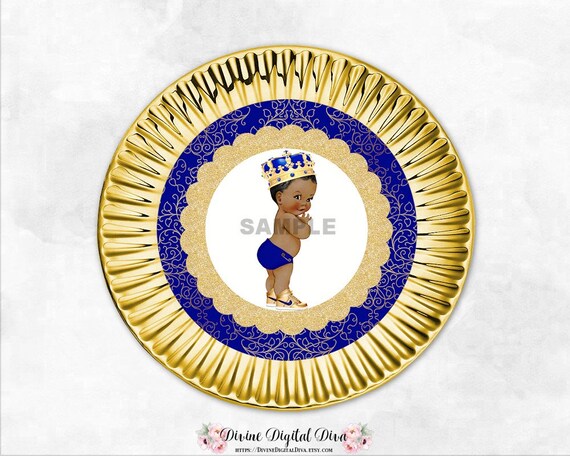 8 Inch Circle Plate Insert Decoration Little Prince Royal | Etsy