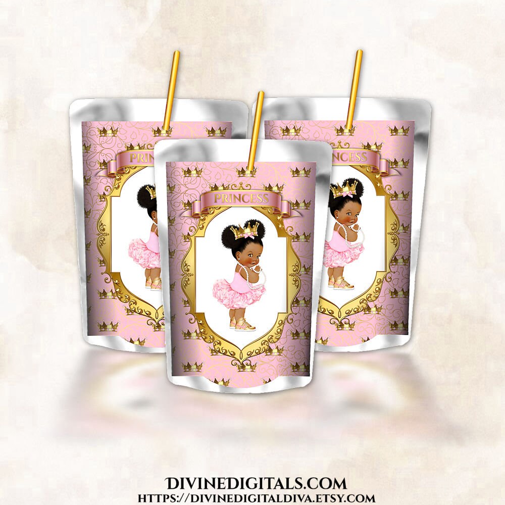 Princess Printable Bundle Chip Bag Skittles Water Capri Sun Party Bag ...
