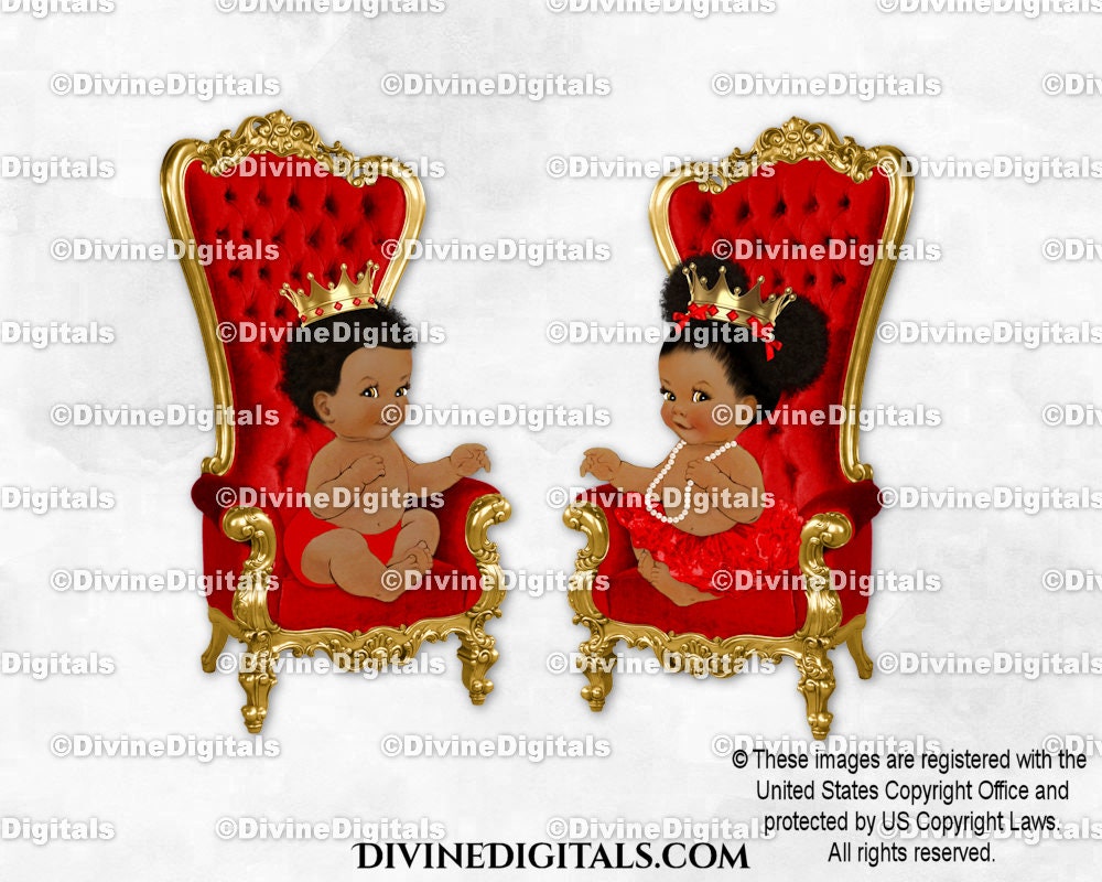 Prince & Princess Throne Chair Red Gold Sitting Baby Boy - Etsy