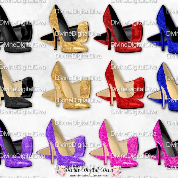 High Heel Clipart - Etsy