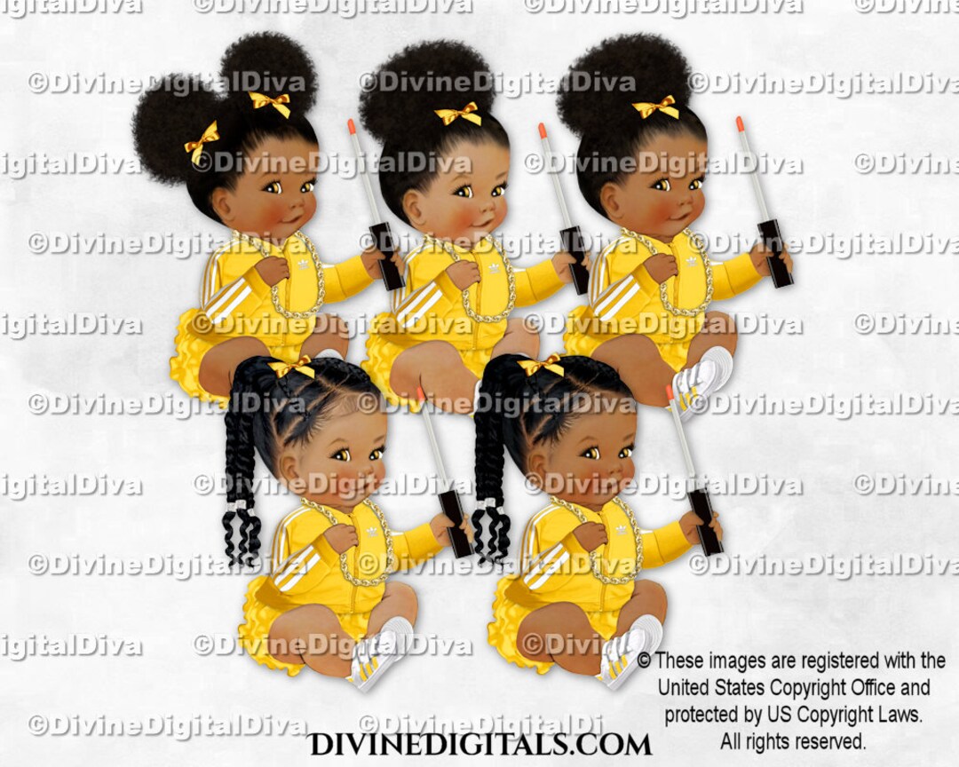 Princess Beauty Yellow Tracksuit Gold Necklace Makeup Lip Gloss ...