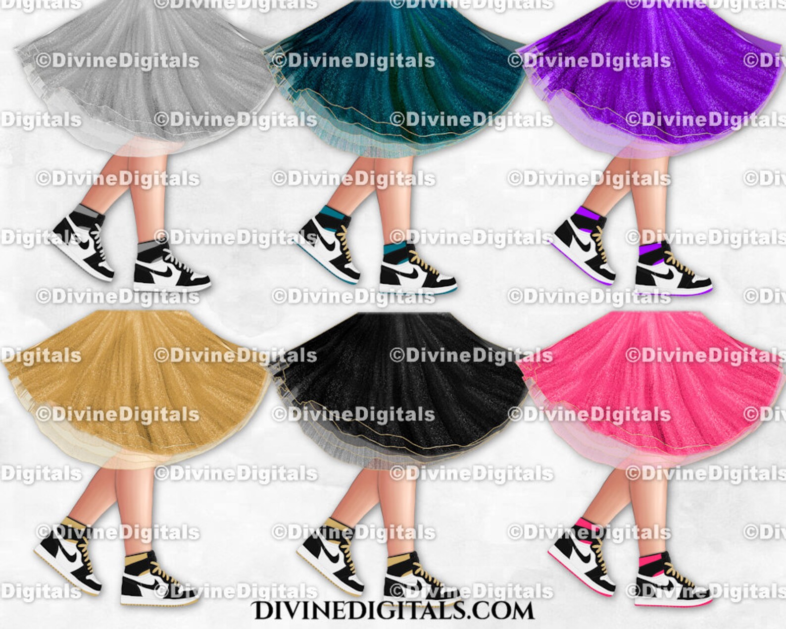 Sneaker Ball Legs Dress Tutu Fashion Party LIGHT Skin Tone - Etsy