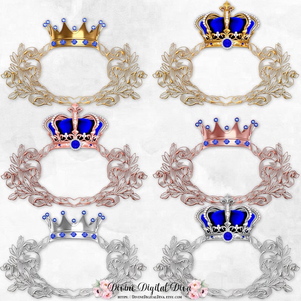 Royal Blue Picture Frames - Etsy