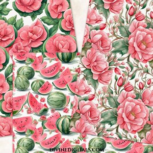 Watercolor Watermelon Theme Clipart Images, Tea Party, Brunch, Baby ...