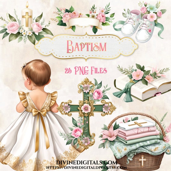 Baptism Banner Clip Art Baptism Invitation Design Stock Vector By