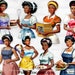 Retro Housewives 1950's Bakers & Baking Holding Cake Ladies of Color ...