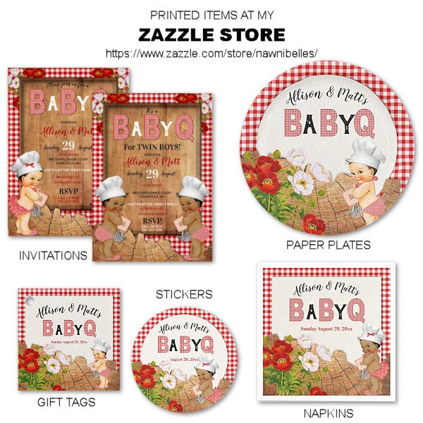 Little Chef Baker Babyq BBQ Hat Red Gingham Pot Holder Spatula Baby Boy ...