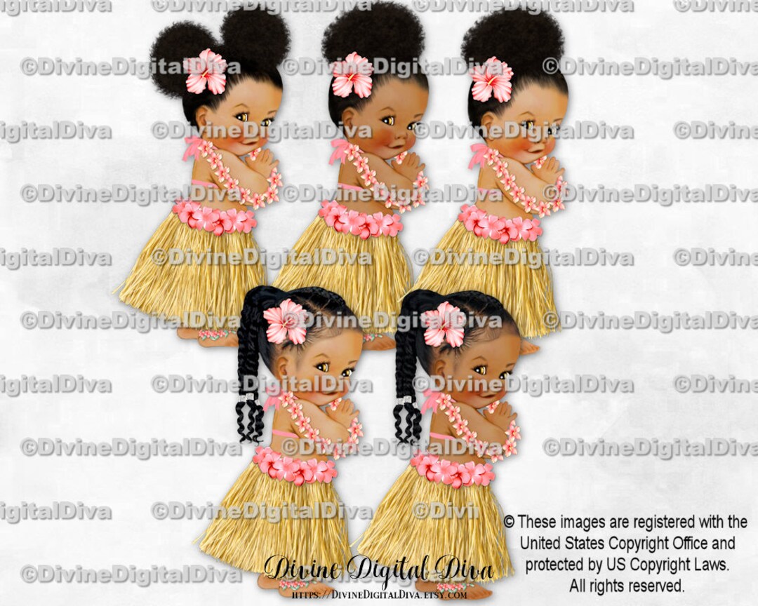Hawaiian Luau Hula Tropical Coral Peach Pink Hibiscus Flower Lei Grass ...