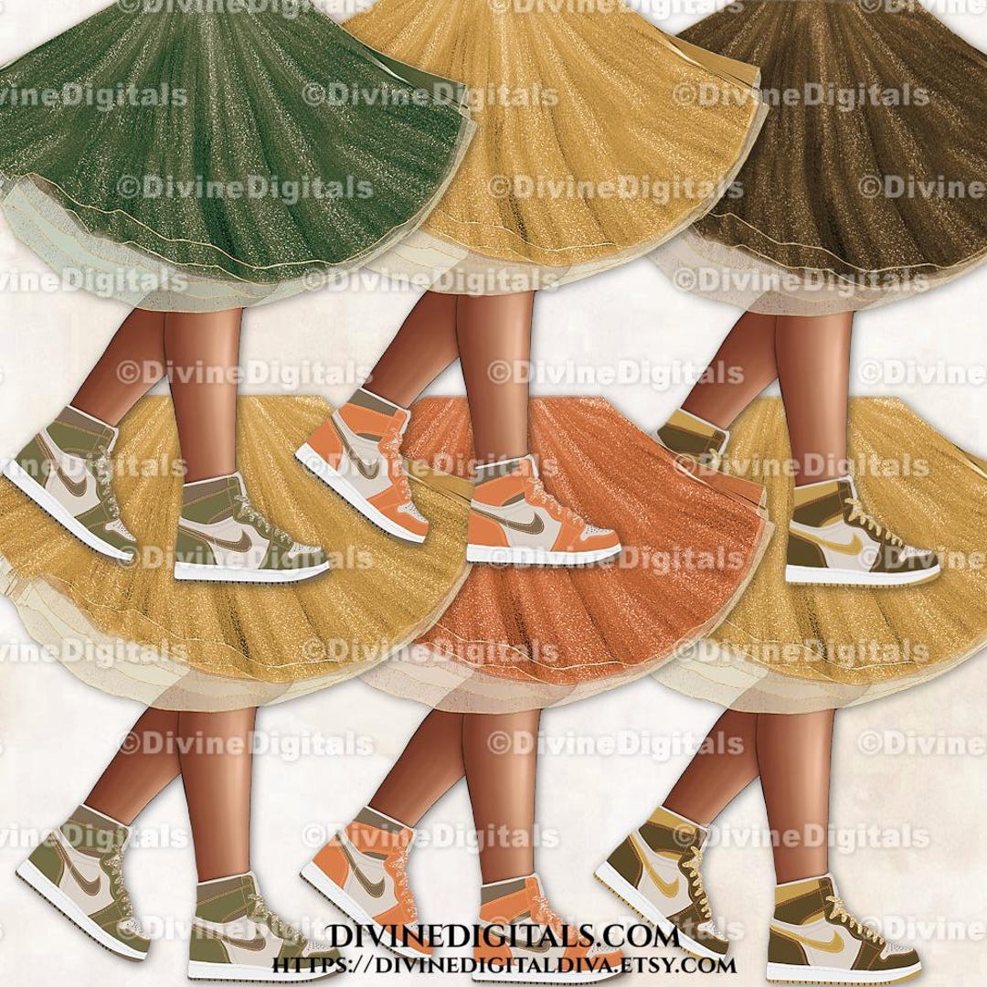 Sneaker Ball Legs Dress Tutu Fashion Party Gold Burnt Orange Olive ...