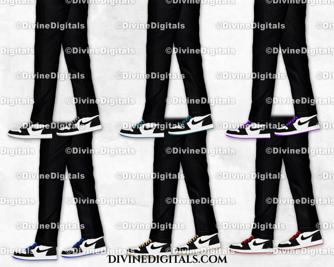 Sneaker Ball Men's Legs Trouser Tux Fashion Party | Transparent Clipart ...