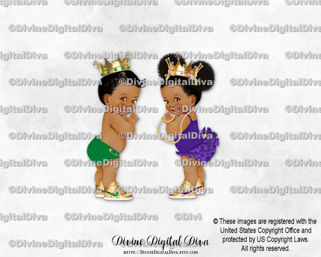 Little Prince Emerald Green Princess Purple Gold Crown Sneakers | Baby ...