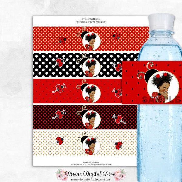 Ladybug Water Bottle - Etsy