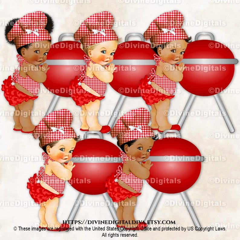 Little Chef Red Gingham Check Hat BBQ Babyq Grill Silver Baby Girl ...