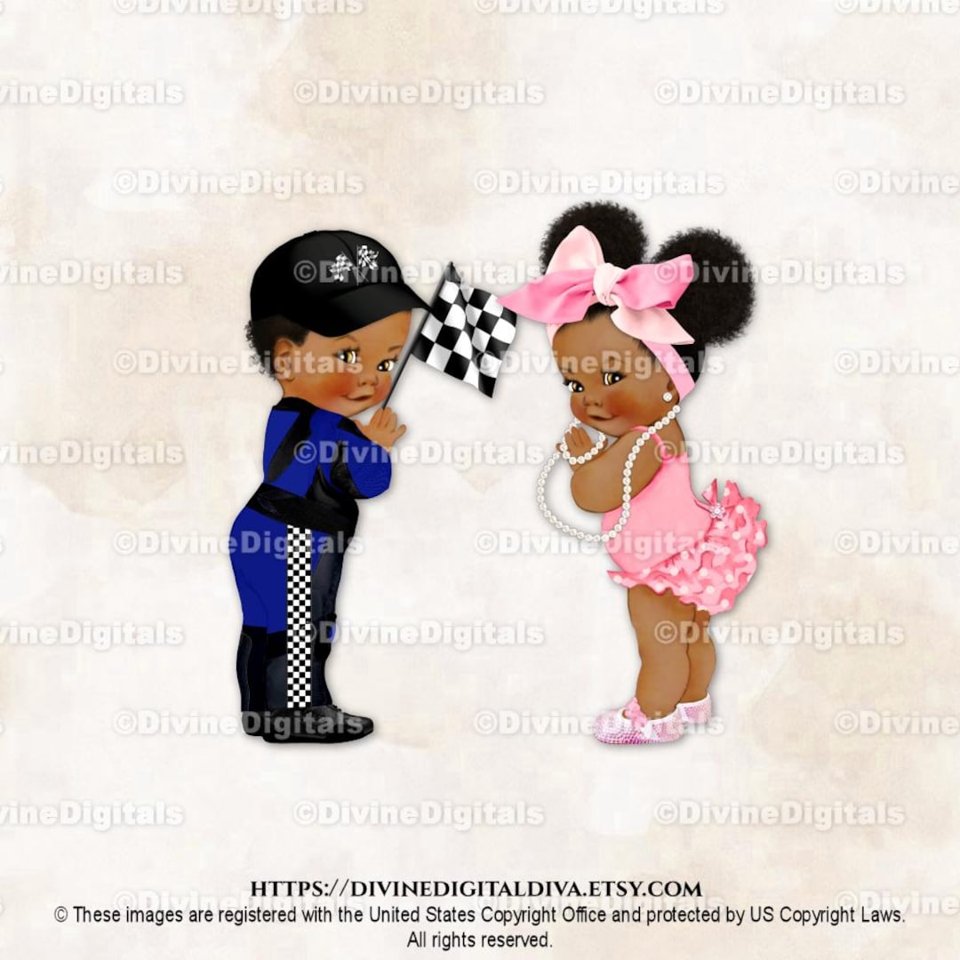 Racing Royal Blue & Pink Big Bow Race Car Driver Burnouts or Bows Baby ...