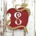 Descendants Inspired - Apple Symbol Glitter Die Cut/birthday Party ...