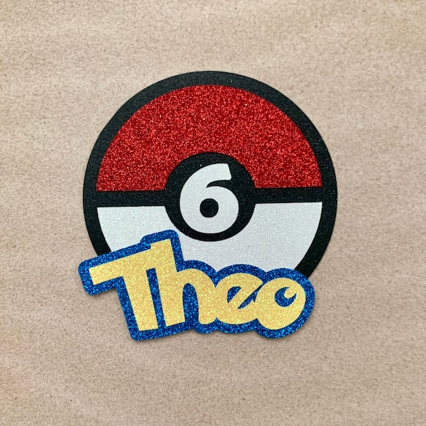 Pokemons Cake Topper - Etsy