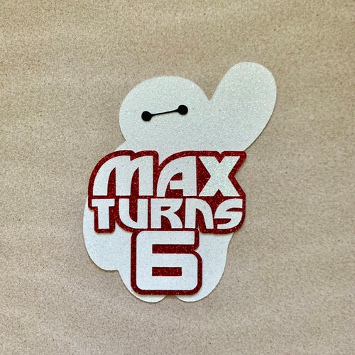 Baymax Cake Topper Big Hero 6 Cumpleaños Baymax Decoración - Etsy