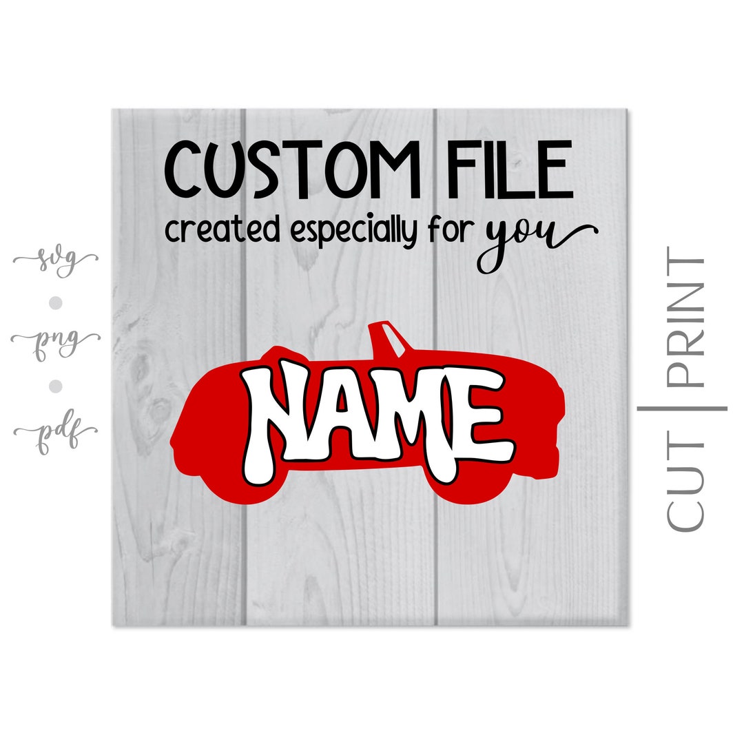 Custom Grease Inspired Name Digital Files - Personalized - Etsy