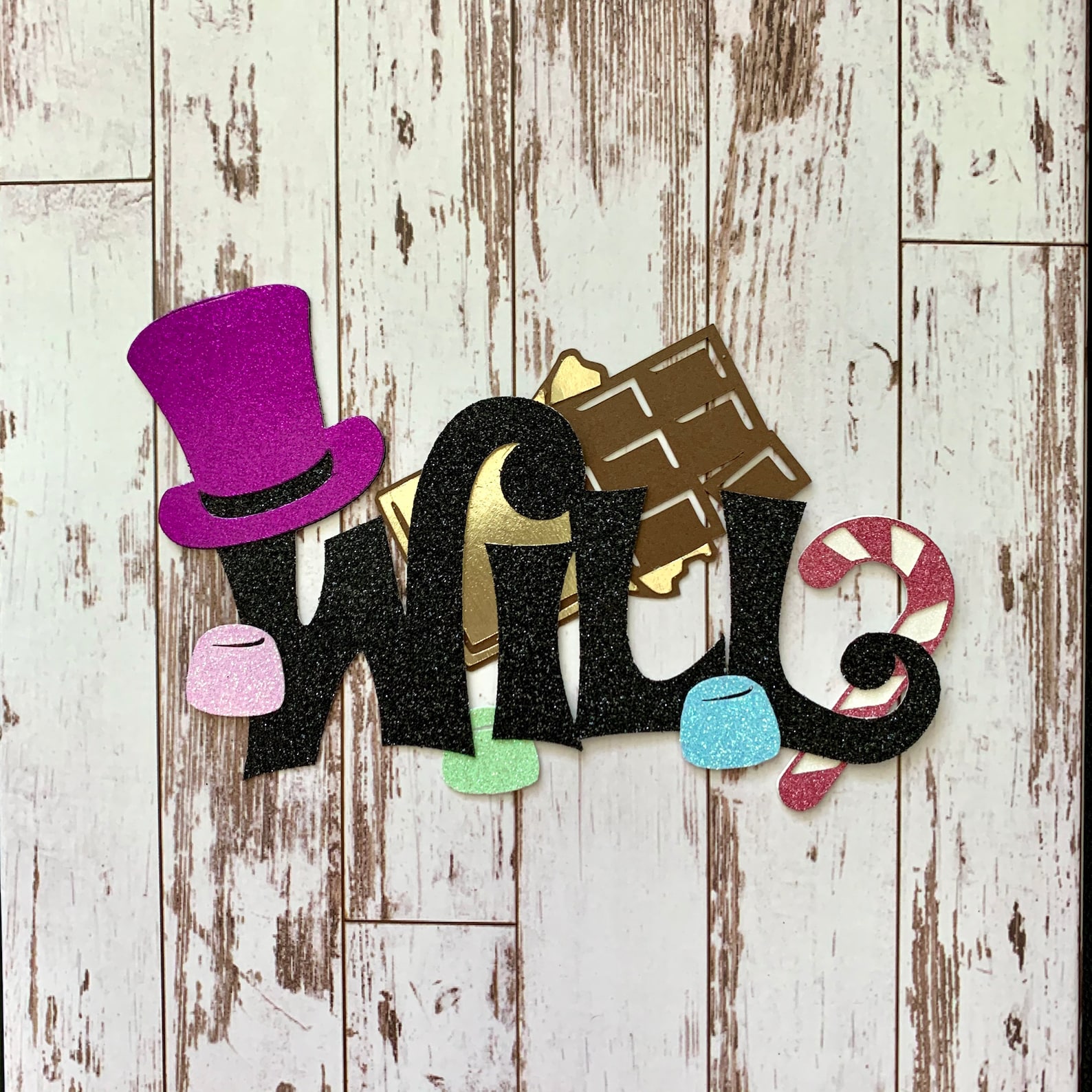 PERSONALIZED Candyland/willy Wonka/ Charlie and the Chocolate | Etsy
