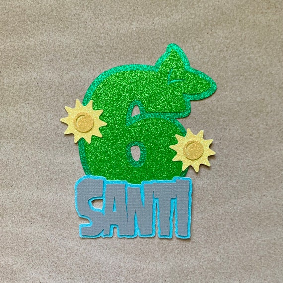PERSONALIZED Plants Vs Zombies Inspired Number and Name Die | Etsy