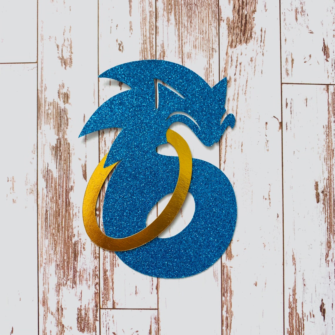 Sonic The Hedgehog Inspired Number Die Cut Party Decorations